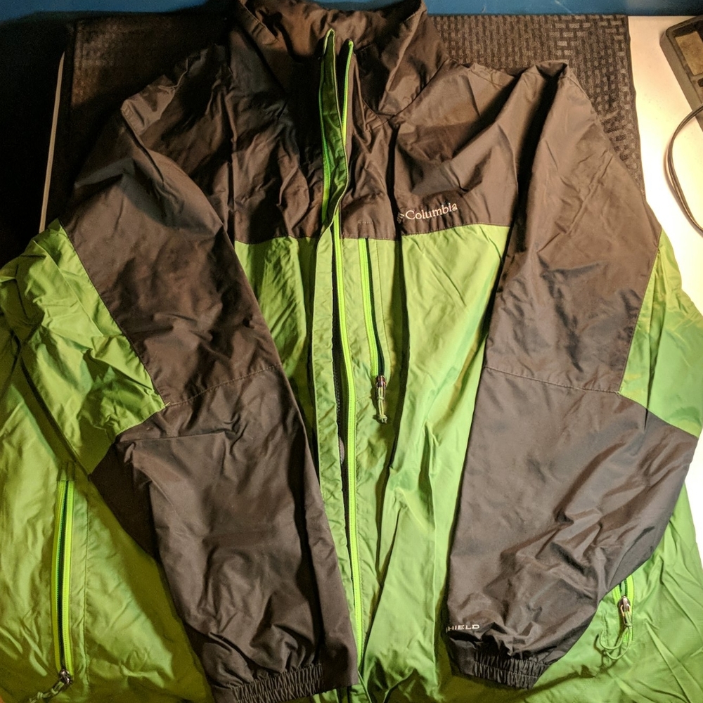 Columbia Interchange Double Zip Rain Jacket. Nwot. - Gem